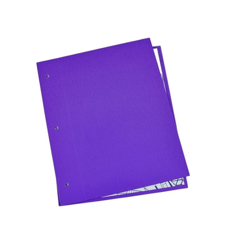 CARPETA DOS TAPAS FORRADA EN PVC N°3 | Util Uno | Mayoristas Libreria y Marroquineria